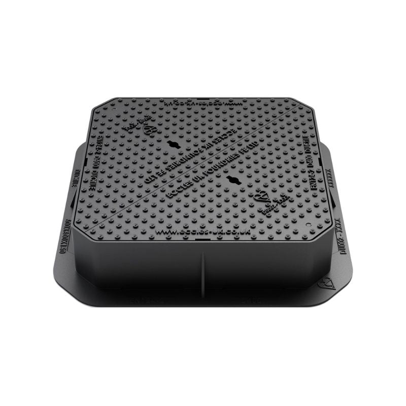 EBP Ductile Iron Class D400 Loading Double Triangular Manhole Cover ...